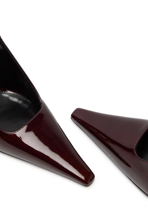 Saint Laurent Dune 110 Patent Leather Slingback Pumps