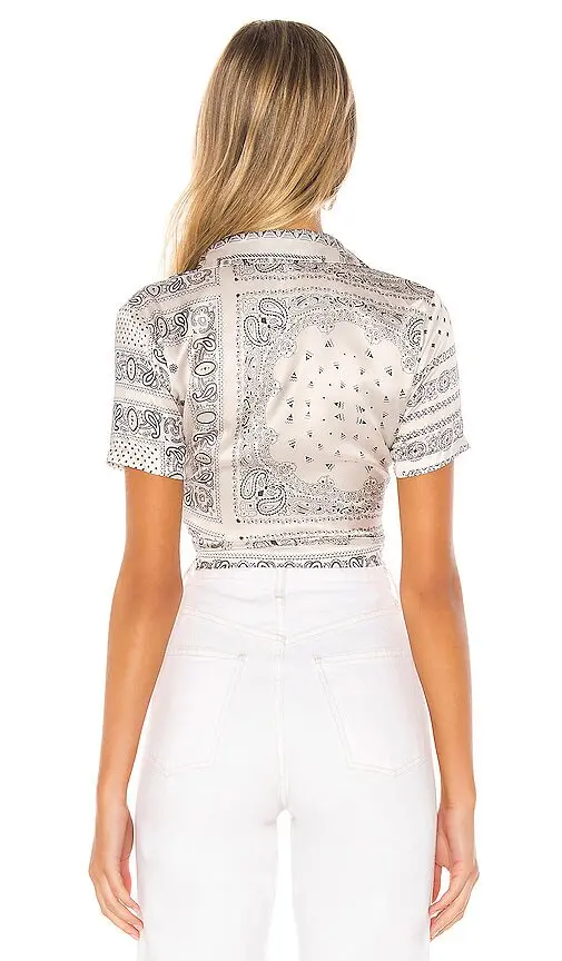 Superdown Jenela Twist Front Shirt In . Also
