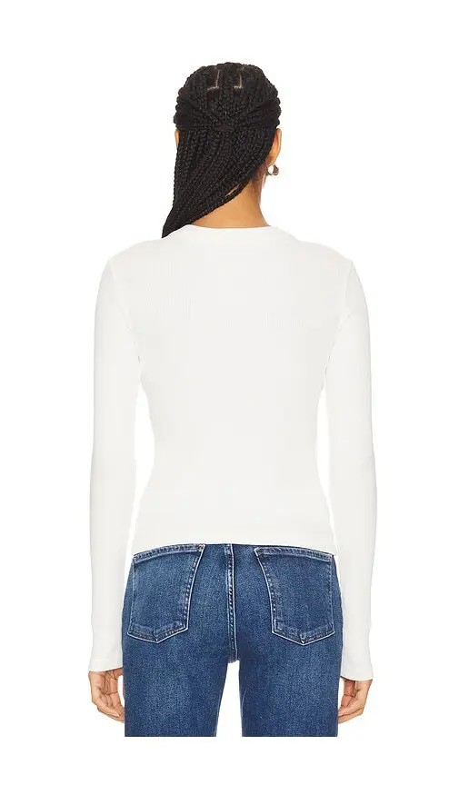 Citizens Of Humanity Varra Henley In White - Pashmina
