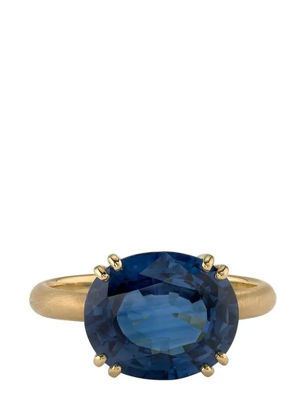 Irene Neuwirth 18kt Yellow Gemmy Sapphire Ring - Gold
