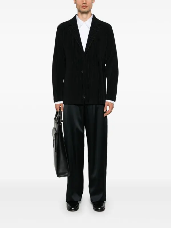 Issey Miyake Plissé Blazer - Black