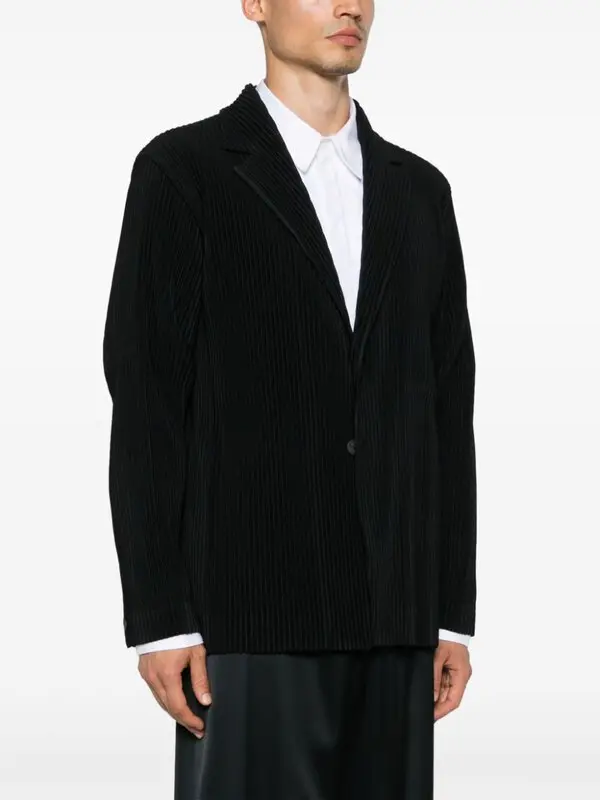 Issey Miyake Plissé Blazer - Black