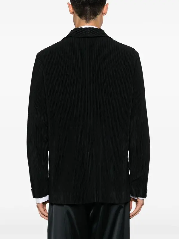 Issey Miyake Plissé Blazer - Black