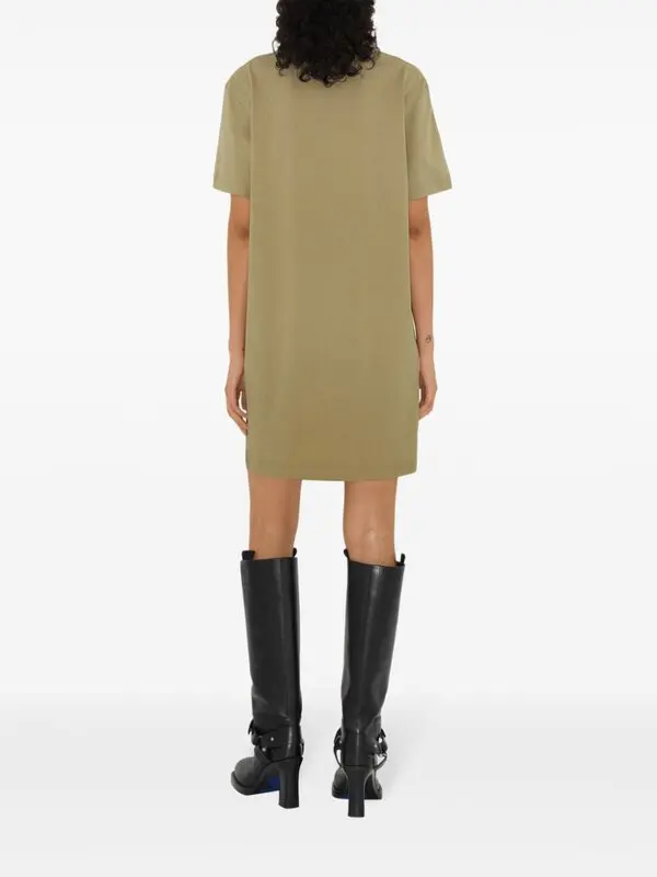 Burberry Equestrian Knight Motif Cotton Dress