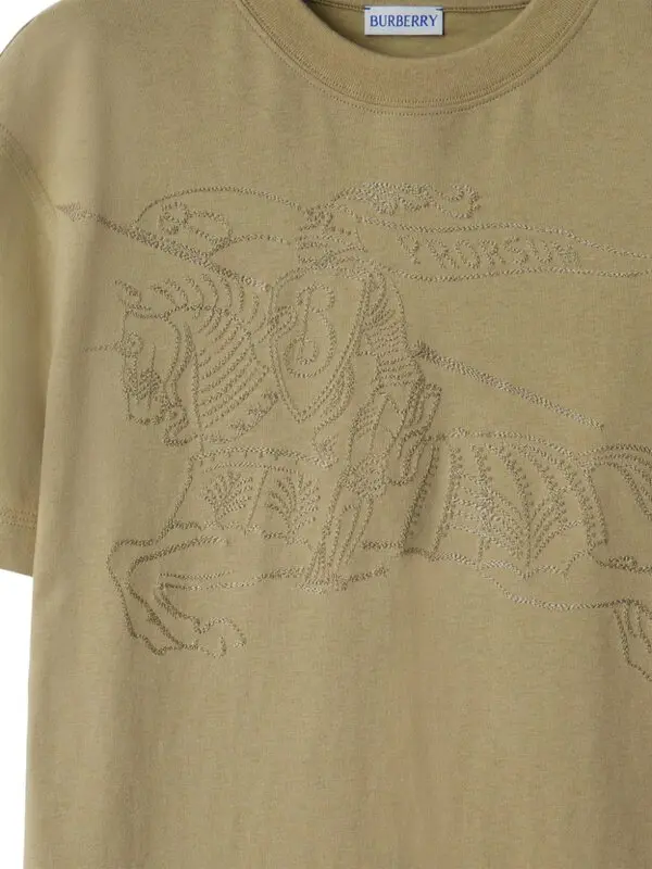 Burberry Equestrian Knight Motif Cotton Dress