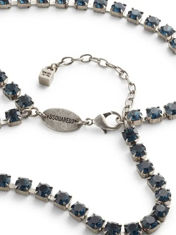 Dsquared2 Crystal-embellished Necklace - Silver