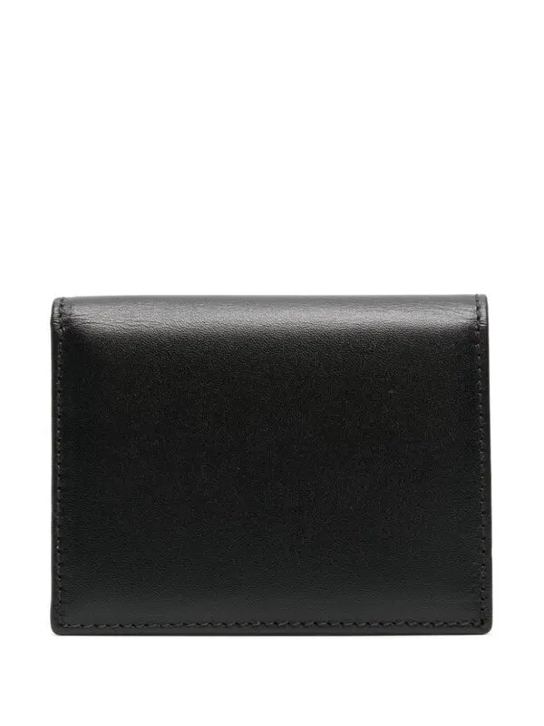 Comme Des Garçons Bi-fold Leather Wallet - Black