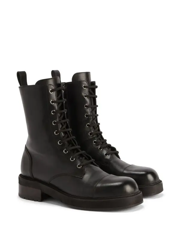 GIUSEPPE ZANOTTI Toluse Leather Ankle Boots