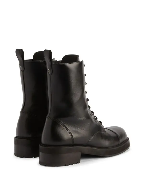GIUSEPPE ZANOTTI Toluse Leather Ankle Boots