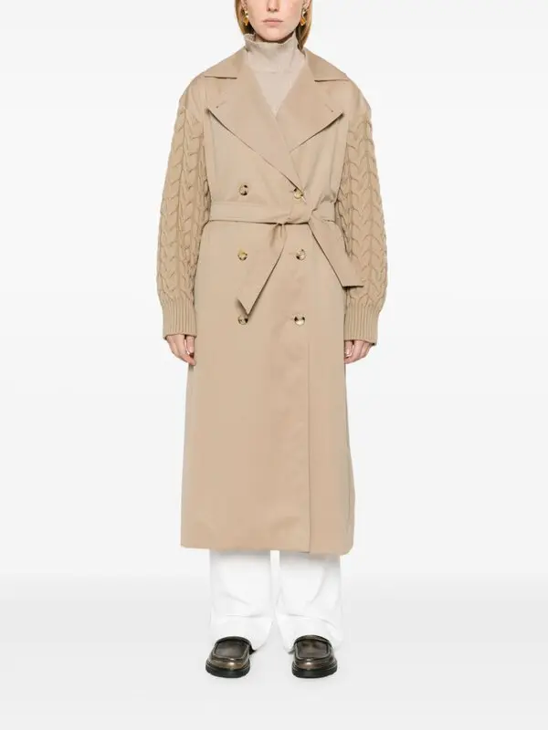 Max Mara Water-repellent Gabardine Trench Coat