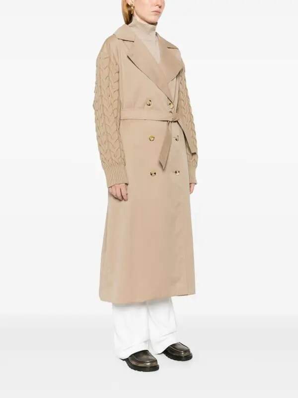 Max Mara Water-repellent Gabardine Trench Coat
