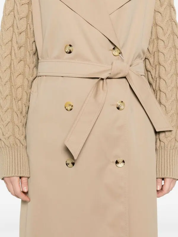 Max Mara Water-repellent Gabardine Trench Coat