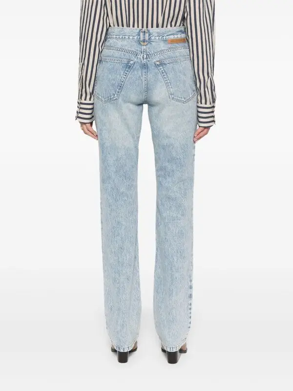 Stella McCartney Clasp-embellished Tapered Jeans