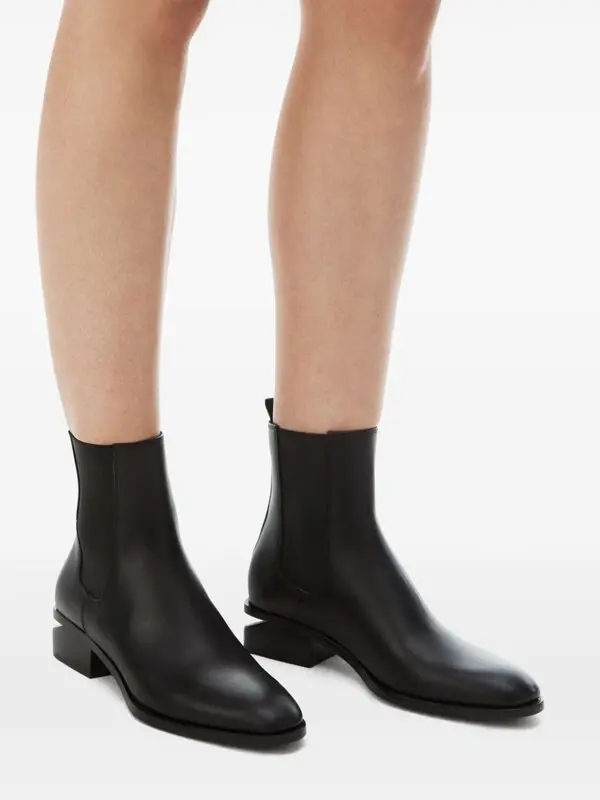 Alexander Wang 35mm Kanel Leather Chelsea Boots