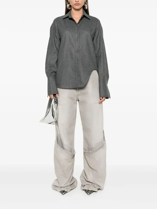 Attico Eliza Shirt - Grey