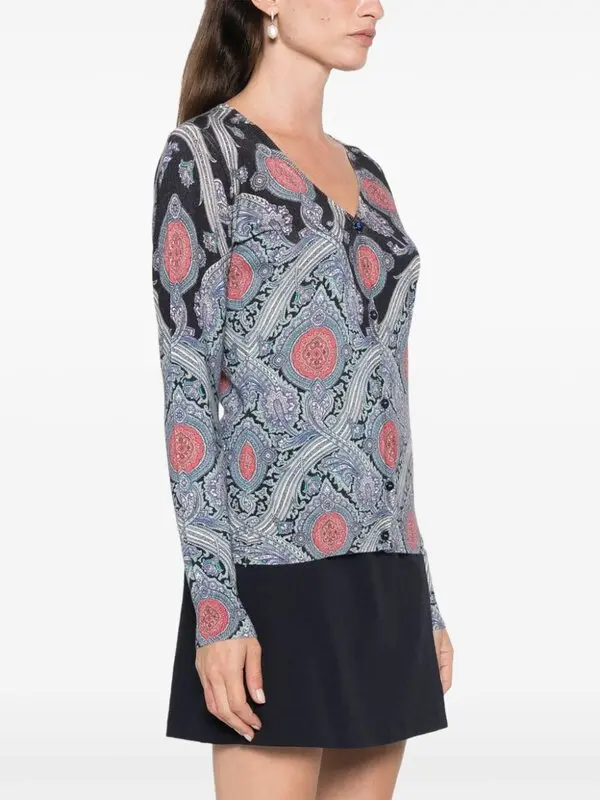Etro Paisley-print Cardigan
