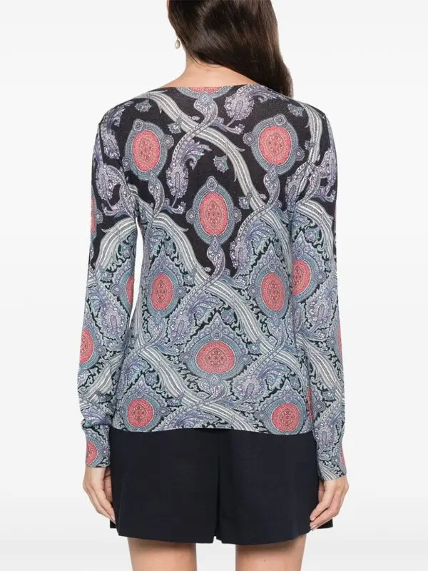 Etro Paisley-print Cardigan