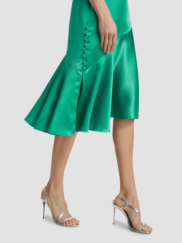 Prabal Gurung Victoria Flutter-sleeve Cocktail Dress