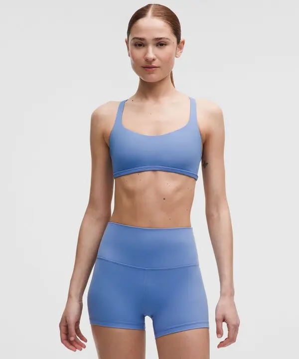 Lululemon Free To Be Bra Wild - Prep Blue