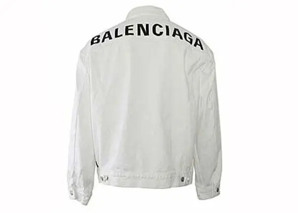 Balenciaga Backlogo Denim Jacket