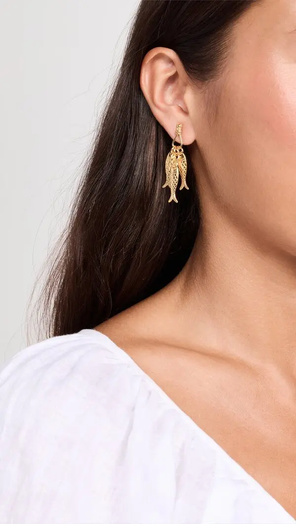 Brinker & Eliza School Of Fish Dangle Earrings