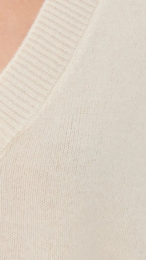 ANINE BING Lee Cashmere Sweater - Ivory