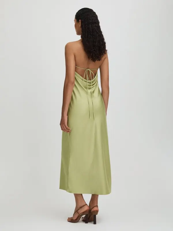 Significant Other Danika Satin Midi Dress