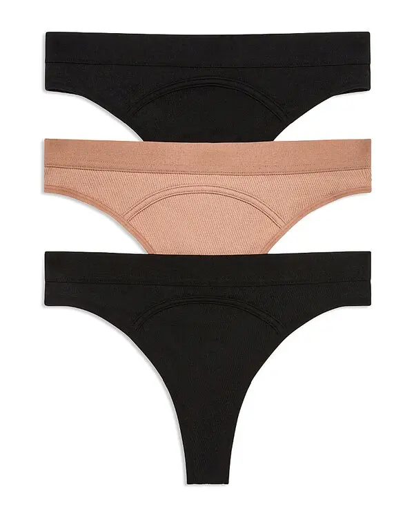 Honeydew Intimates Cyrus Thong 3 Pack - Black/bon Bon/black