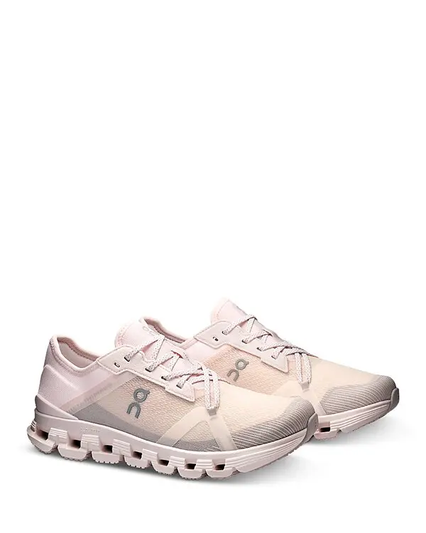 On Cloud X 4 Sneakers - Salt/lily