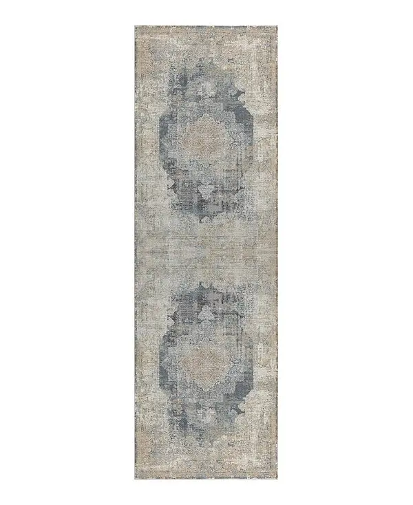 LR HOME Cheshire Chesh-82318 Runner Area Rug, 2'6 X 9'9 - Beige/gray