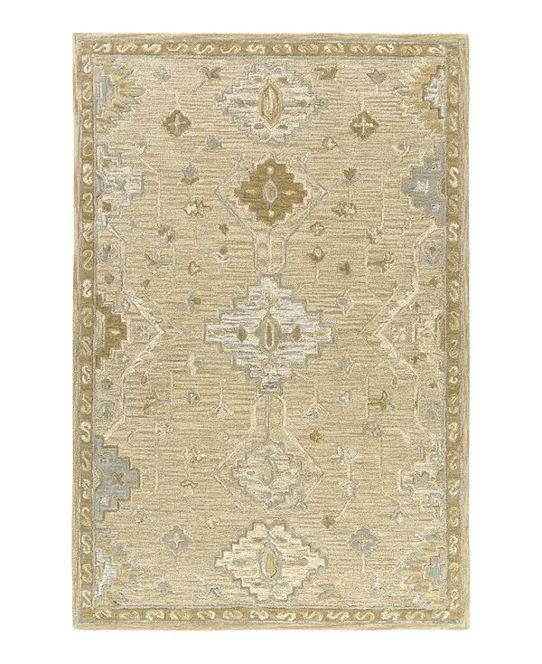 LR HOME Dreamscape Dream-82443 Area Rug, 5' X 7'9 - Beige/sea