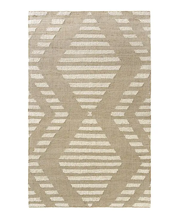 LR HOME Geoblend Geobl-82517 Area Rug, 2' X 3 - Natural/ivory