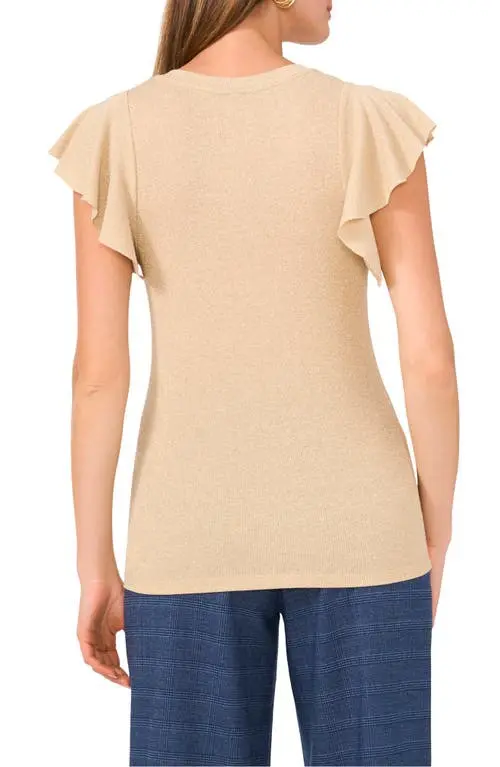 Vince Camuto Metallic Knit Top