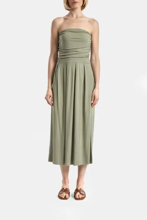 CAPSULE 121 The Ida Strapless Midi Dress