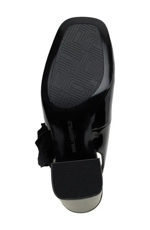 Karl Lagerfeld Paris Pierra Slingback Pumps - Black