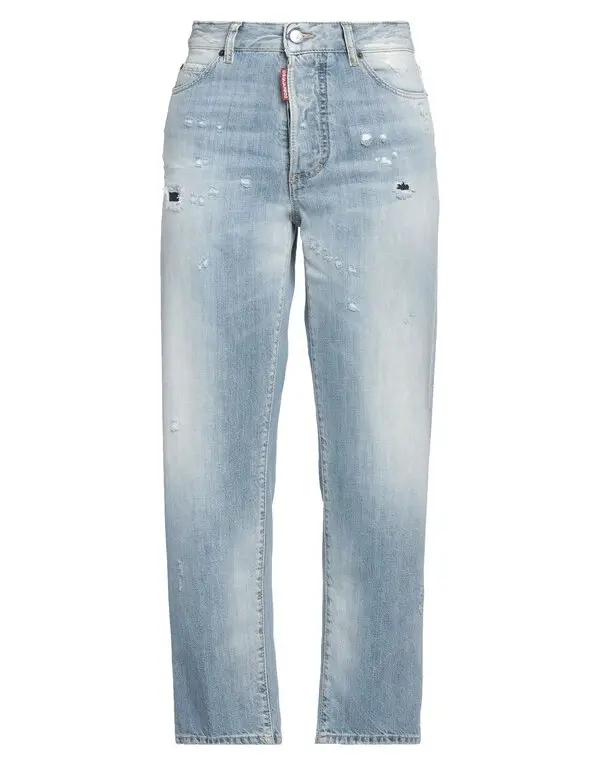 Dsquared2 Cotton Tapered Jeans - Blue
