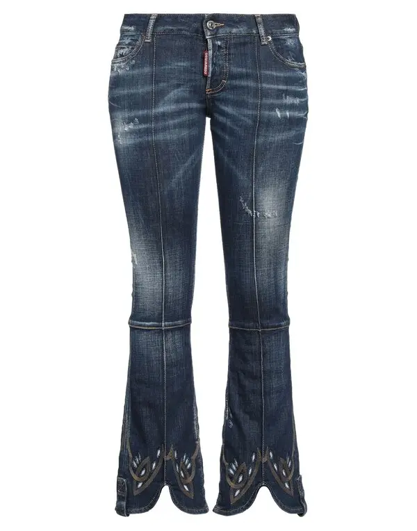 Dsquared2 Boot-cut Jeans With Embroidered Detailing