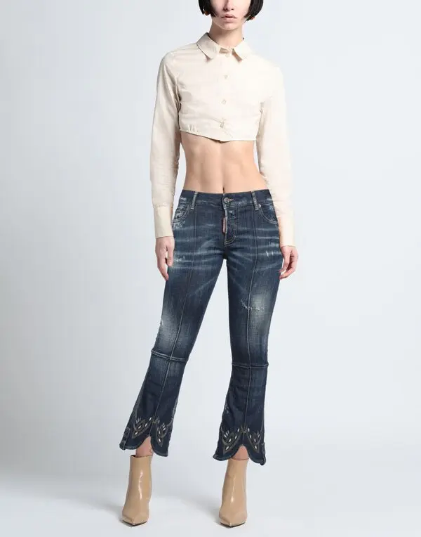 Dsquared2 Boot-cut Jeans With Embroidered Detailing