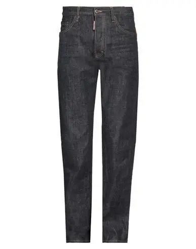 Dsquared2 Tapered Jeans With Leather Trims