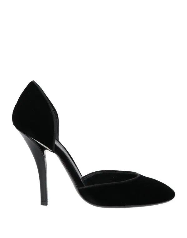 Giorgio Armani Pumps In Velvet With Piped Trims