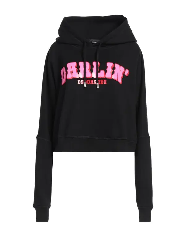 Dsquared2 Cotton Sweatshirt - Black