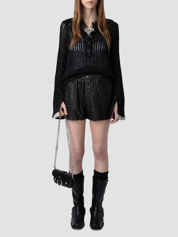 Zadig&Voltaire Halty Weco Cashmere-blend Open-knit Top