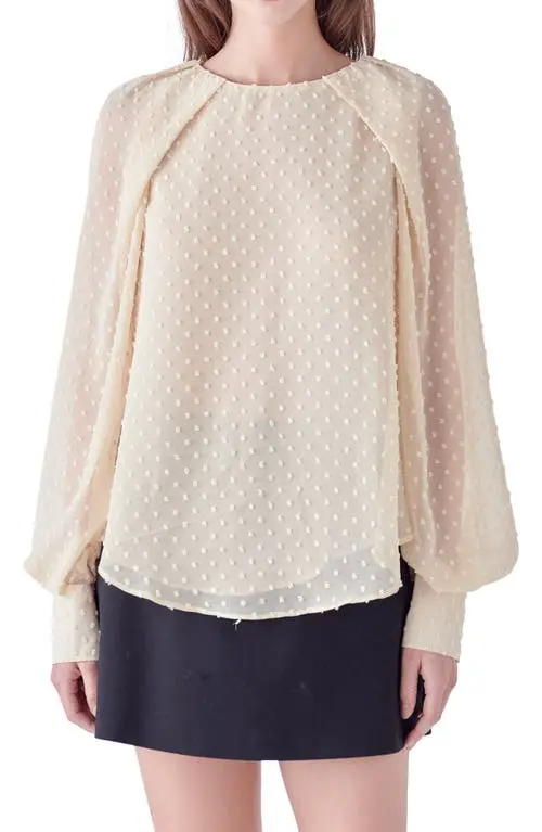 English Factory Swiss Dot Blouse