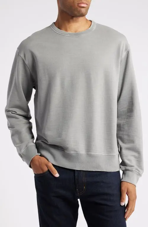 Ag Arc Crewneck Cotton Sweatshirt - 5 Years Ink Stone