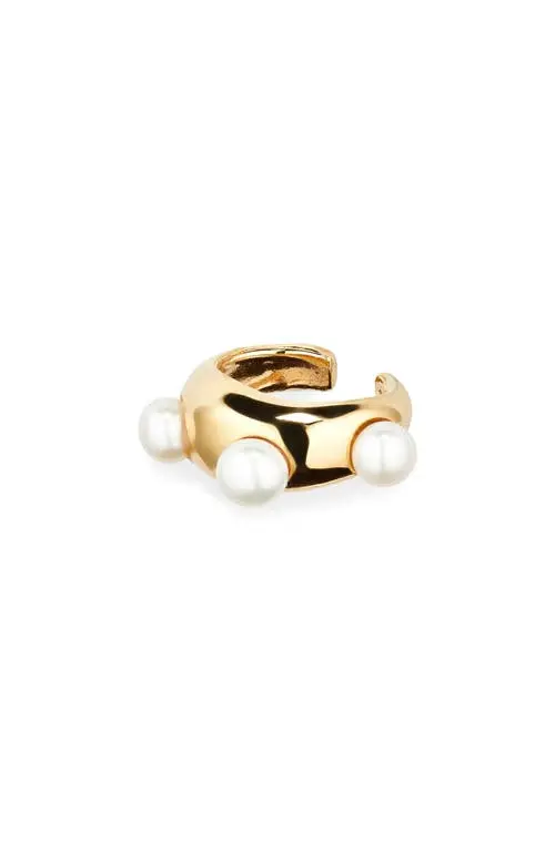 FARIS Grosso Cultured Pearl Ear Cuff - Gold