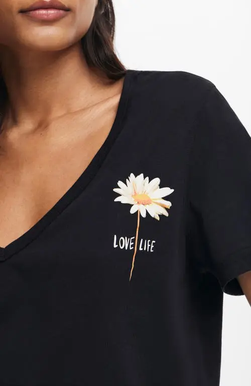 Desigual Vini Floral Graphic T-shirt