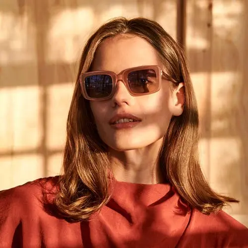 MODO 471 Square Frame Sunglasses - Pink