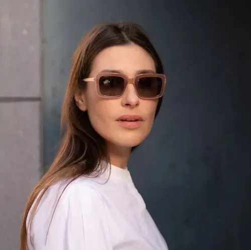 MODO 471 Square Frame Sunglasses - Pink