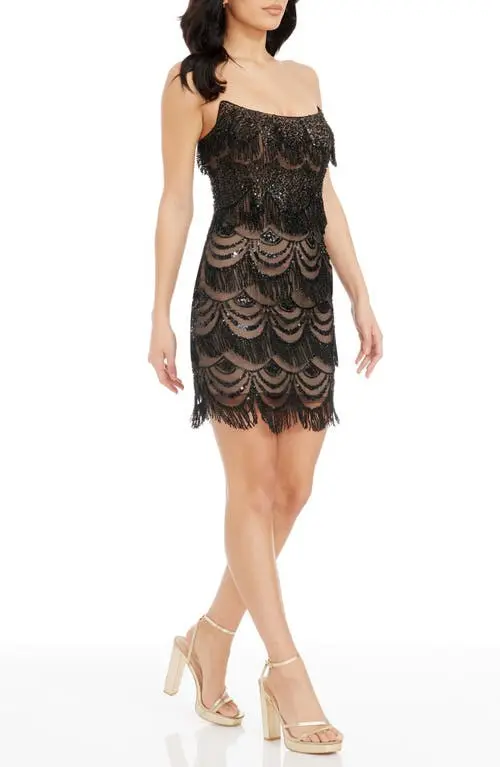 Dress The Population Alva Strapless Mini Dress