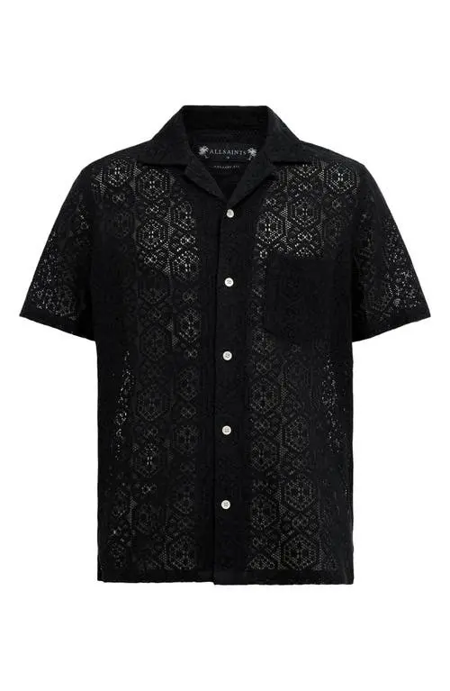 ALLSAINTS Harden Lace Camp Shirt